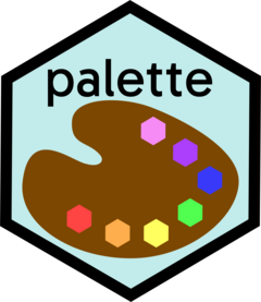 R: palette: Color Scheme Helpers